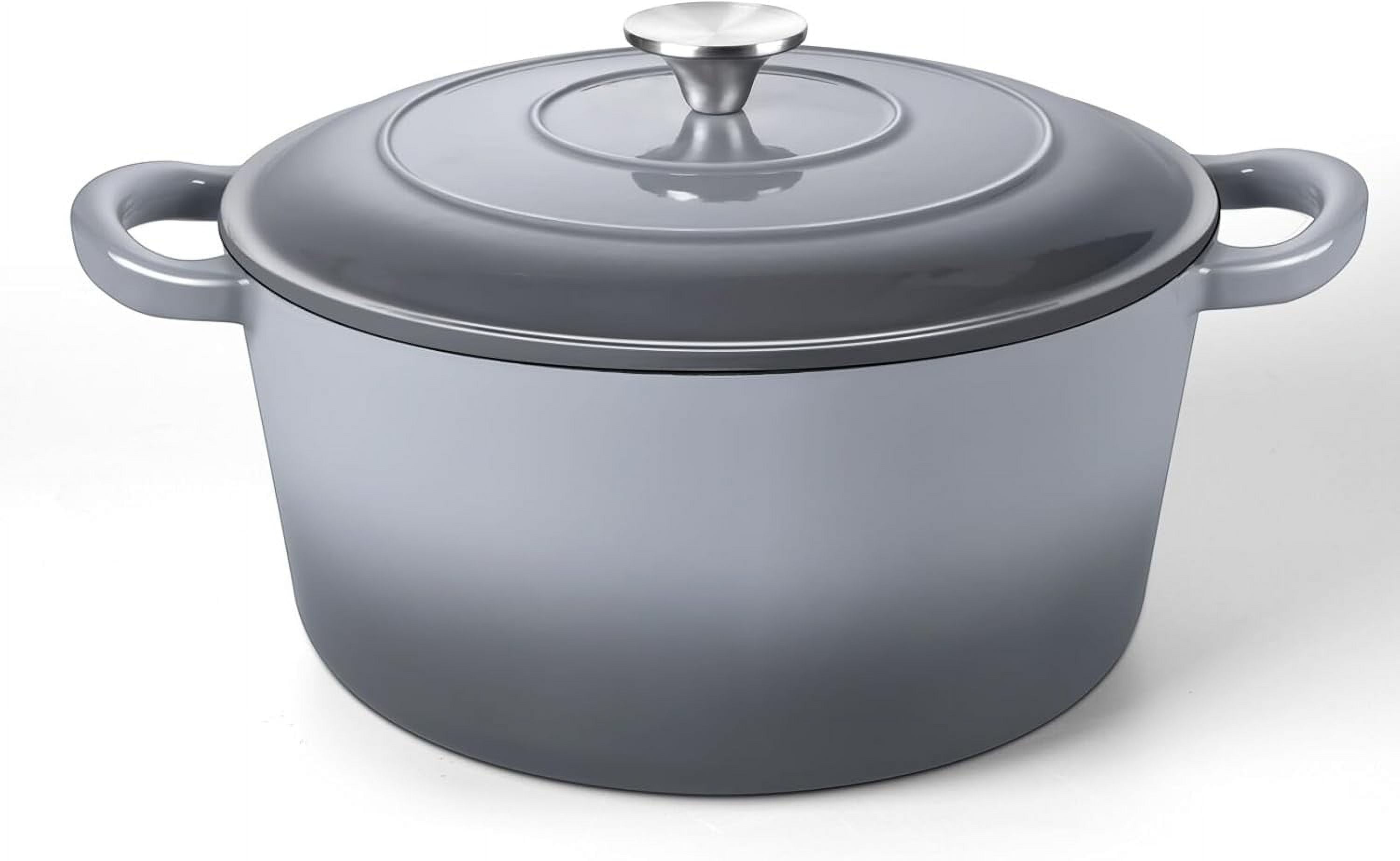 Enameled Cast Iron Dutch Oven, 6QT Nonstick Dutch Oven Pot with Lid ...