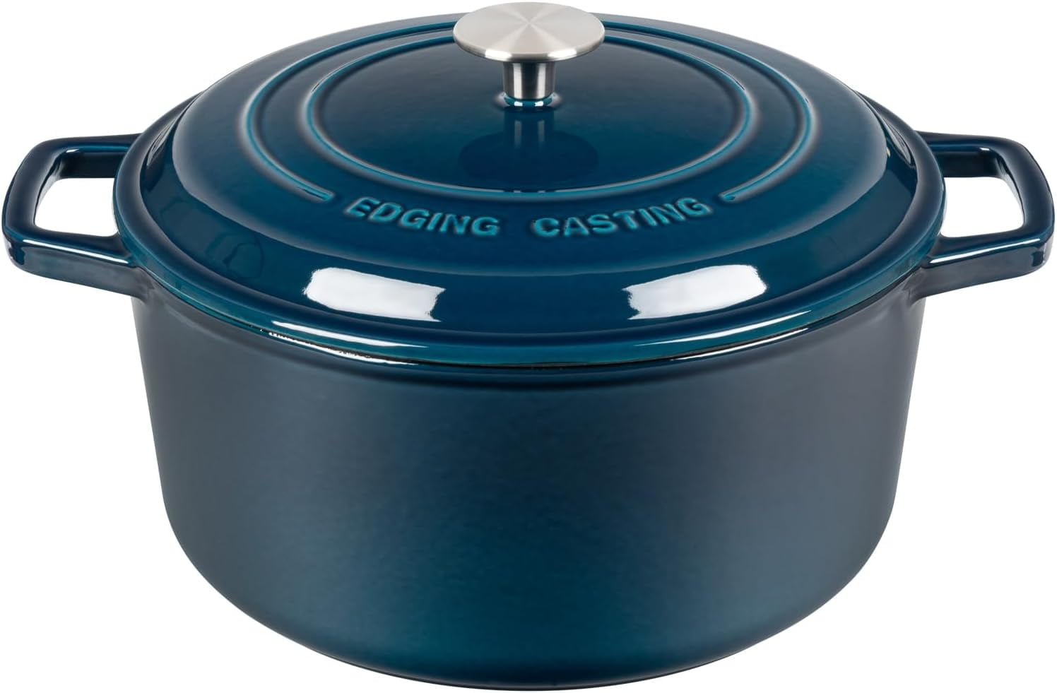 Enameled Cast Iron Dutch Oven Pot with Lid, 7.5-Quart, Round Dutch ...