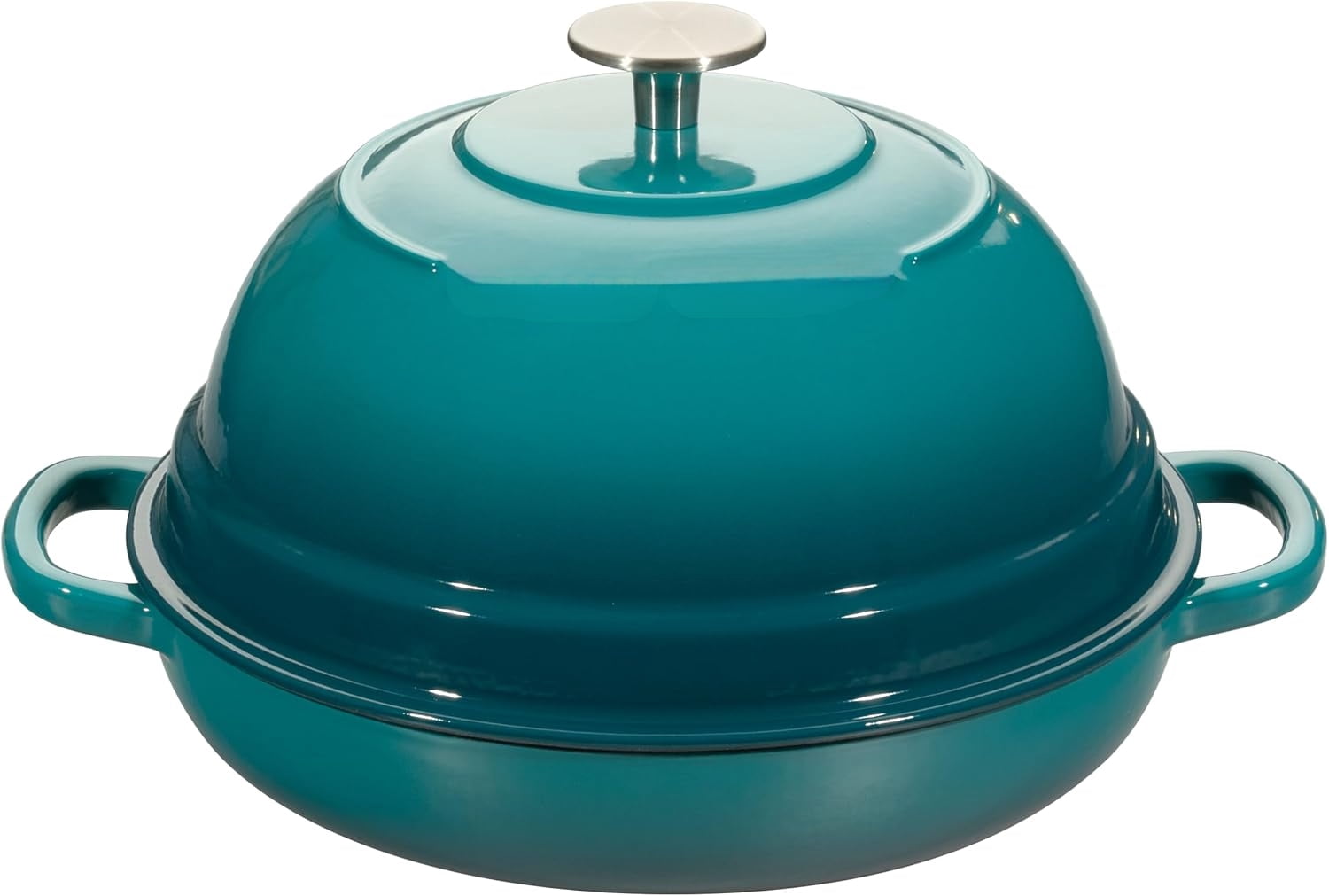 Enameled Cast Iron Dutch Oven Pot with Lid, Round Bread Oven for ...