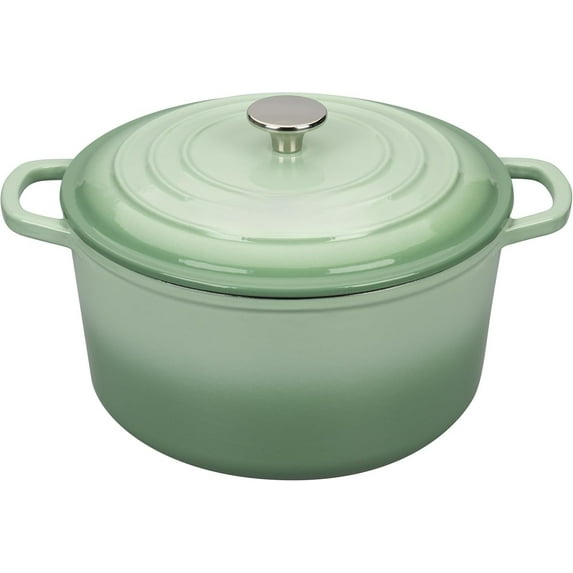 Enameled Cast Iron Dutch Oven Pot with Lid, for Sourdough Bread Baking ...
