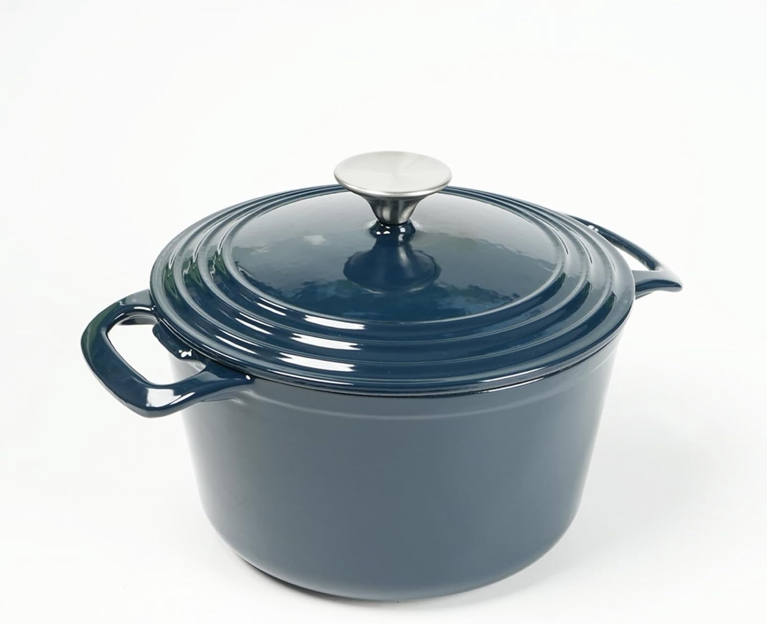 Enameled Cast Iron Dutch Oven with Lid, 3.5 Quart, Deep Round Dutch ...