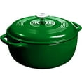 Enameled Cast Iron Dutch Oven with Lid – Dual Handles – on Stovetop ...