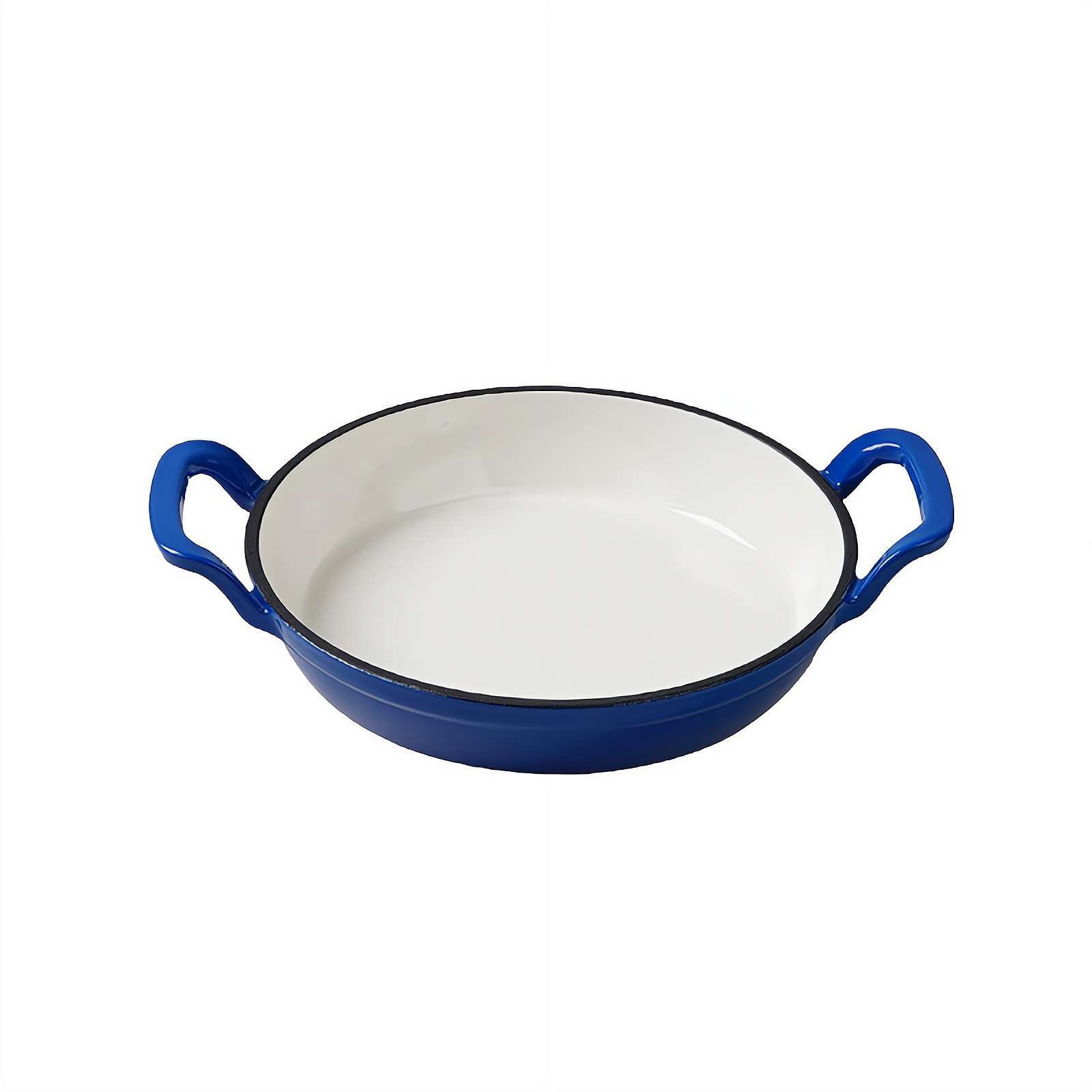 Enameled Cast Iron Round Braiser, Enameled Cast Iron Dutch Oven Shallow ...