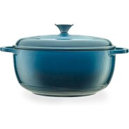 Lodge 6 Quart Cast Iron Dutch Oven with Enamel Lid, Indigo - Walmart.com