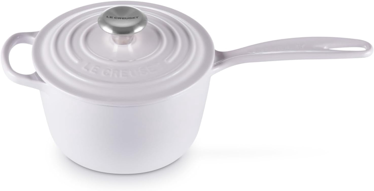 Enameled Cast Iron Signature Saucepan, 1.75 qt., Shallot - Walmart.com