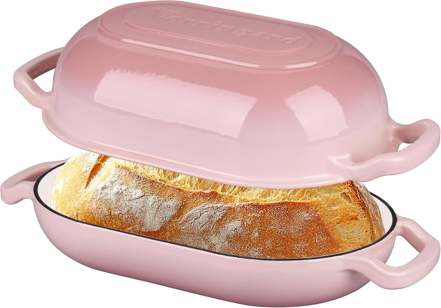 Enameled Cast Iron Sourdough Bread Oven, Dutch Oven, Loaf Cast Iron ...