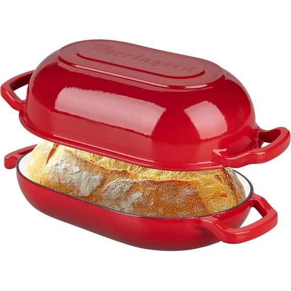 Enameled Cast Iron Sourdough Bread Oven, Dutch Oven, Loaf Cast Iron ...