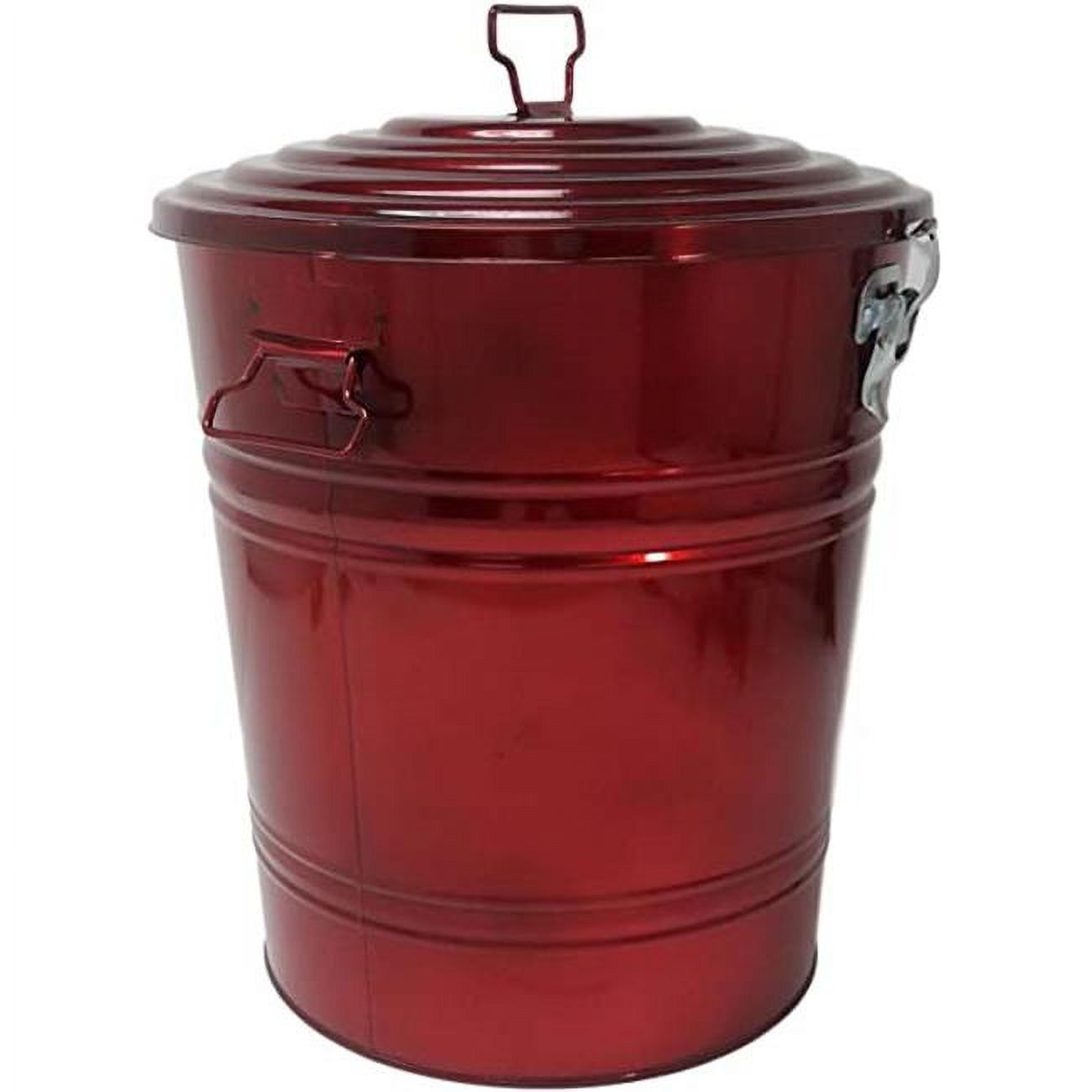 Enameled Galvanized Steel Storage Container, Red - Walmart.com