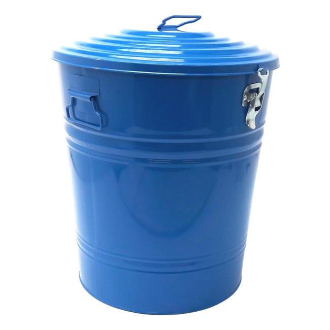 Utensilios Large Enameled Galvanized Steel Storage Container, 15-Gallon ...