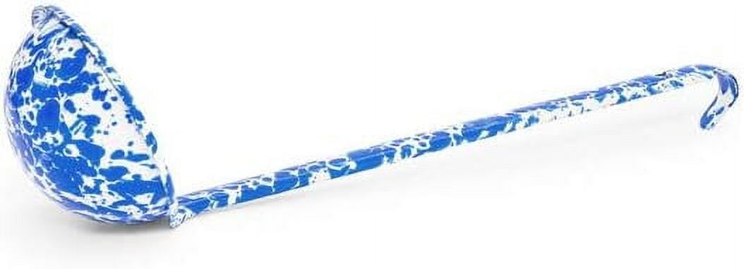 Enamelware Ladle, 12 inch, Blue/White Splatter - Walmart.com