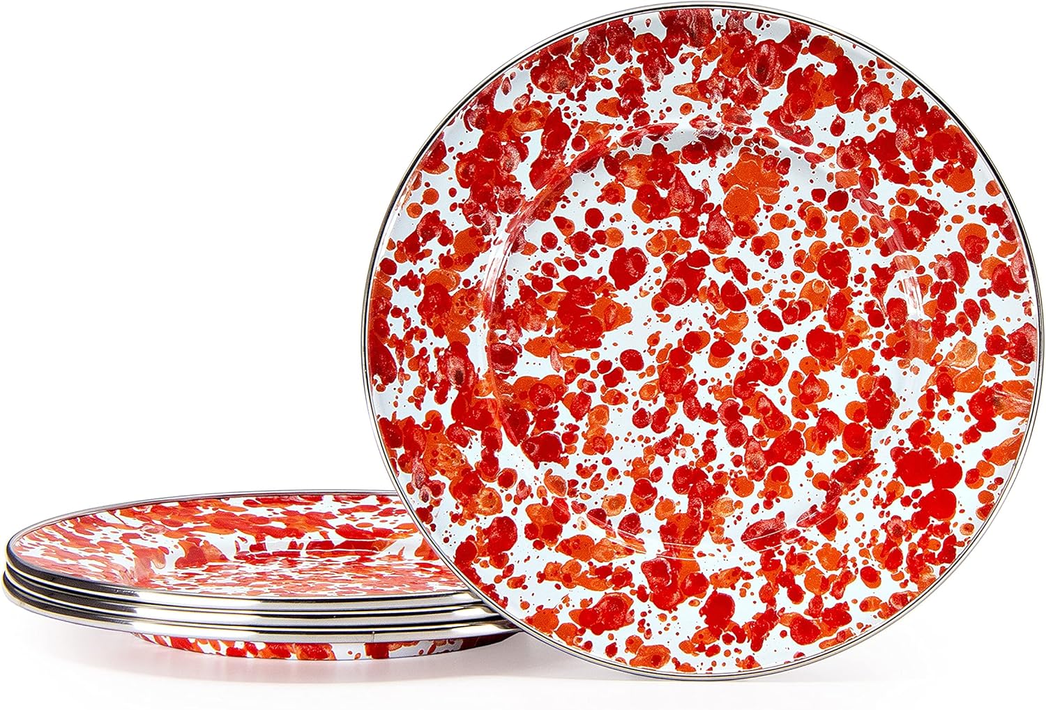 Enamelware - Set of 4-8.5" Sandwich Plates (Sunset) - Walmart.com