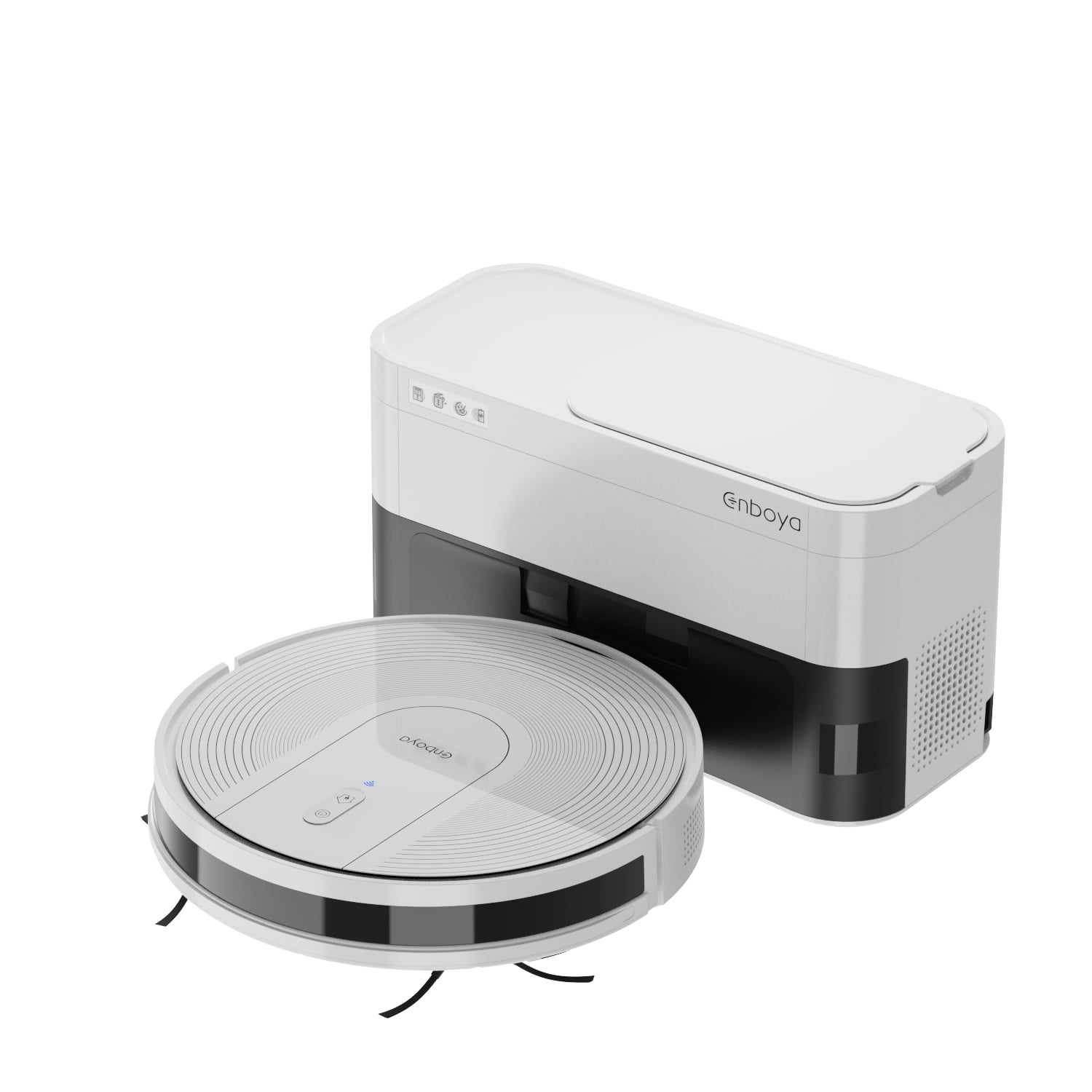 Enboya D60+ Robot Vacuum Cleaner with Self Emptying Base, 85 Days of ...