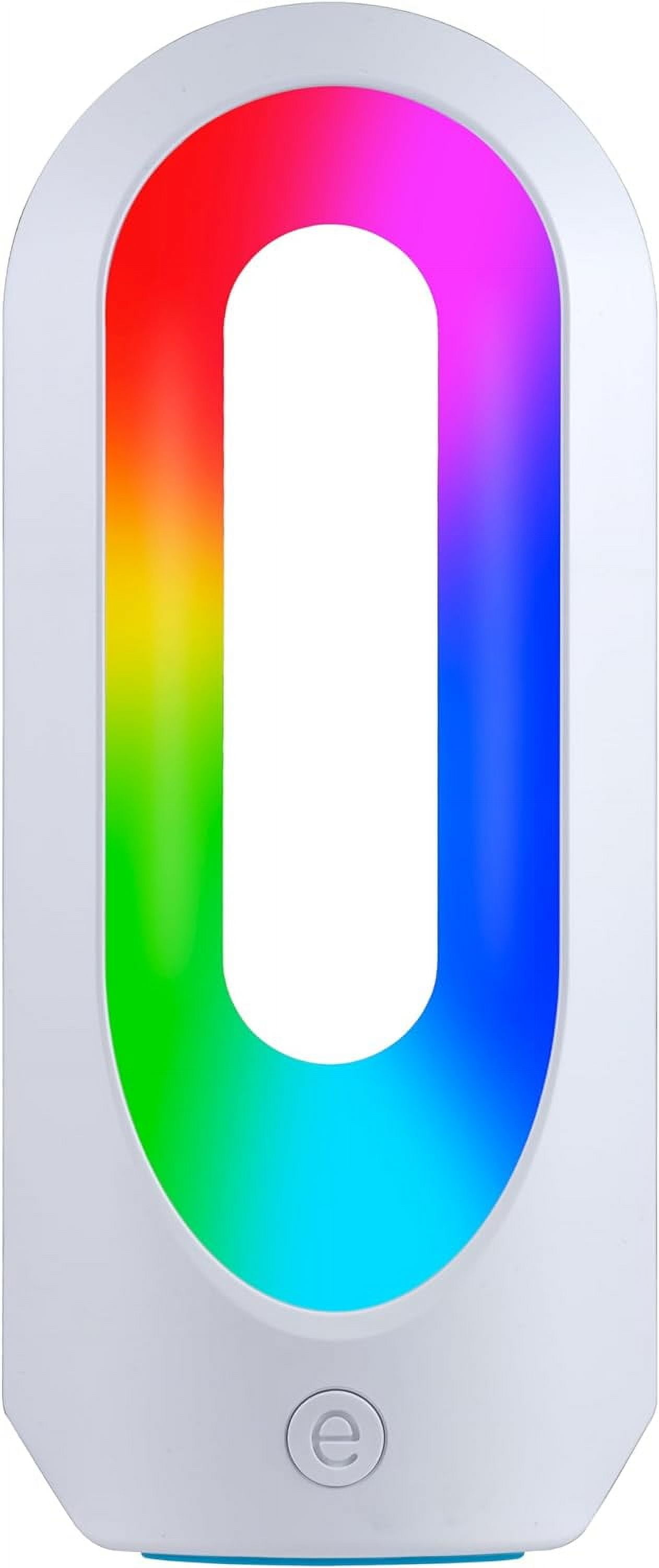 Enbrighten Color Changing LED Lamp, Modern Night, Dimmable Whites ...