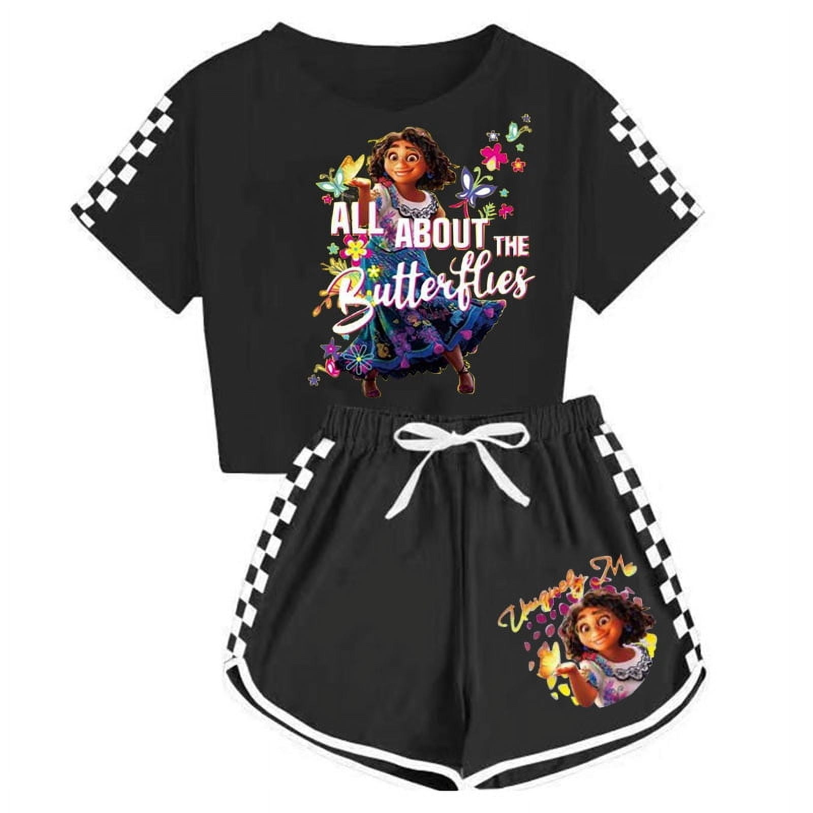 Enca-nto Kids Summer Sport T-Shirt and Shorts Set Plaid Print Clothing ...