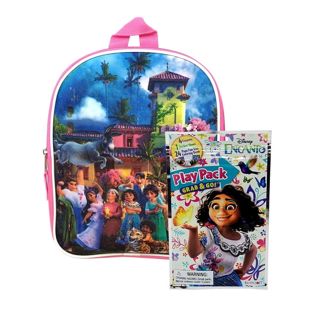Encanto 11" Backpack Toddler Disney Madrigal w/ Play Pack Crayons ...