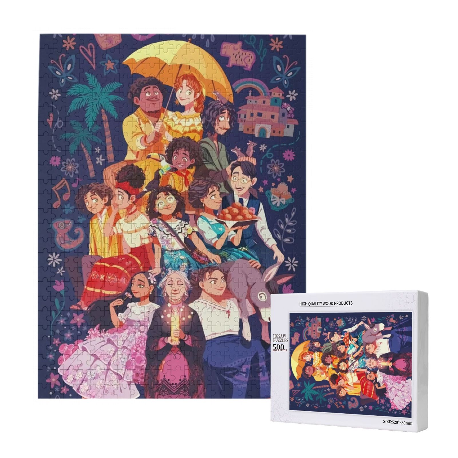 Encanto Anime Puzzles Boys Girls Teens 300/500/1000 Piece Wooden ...