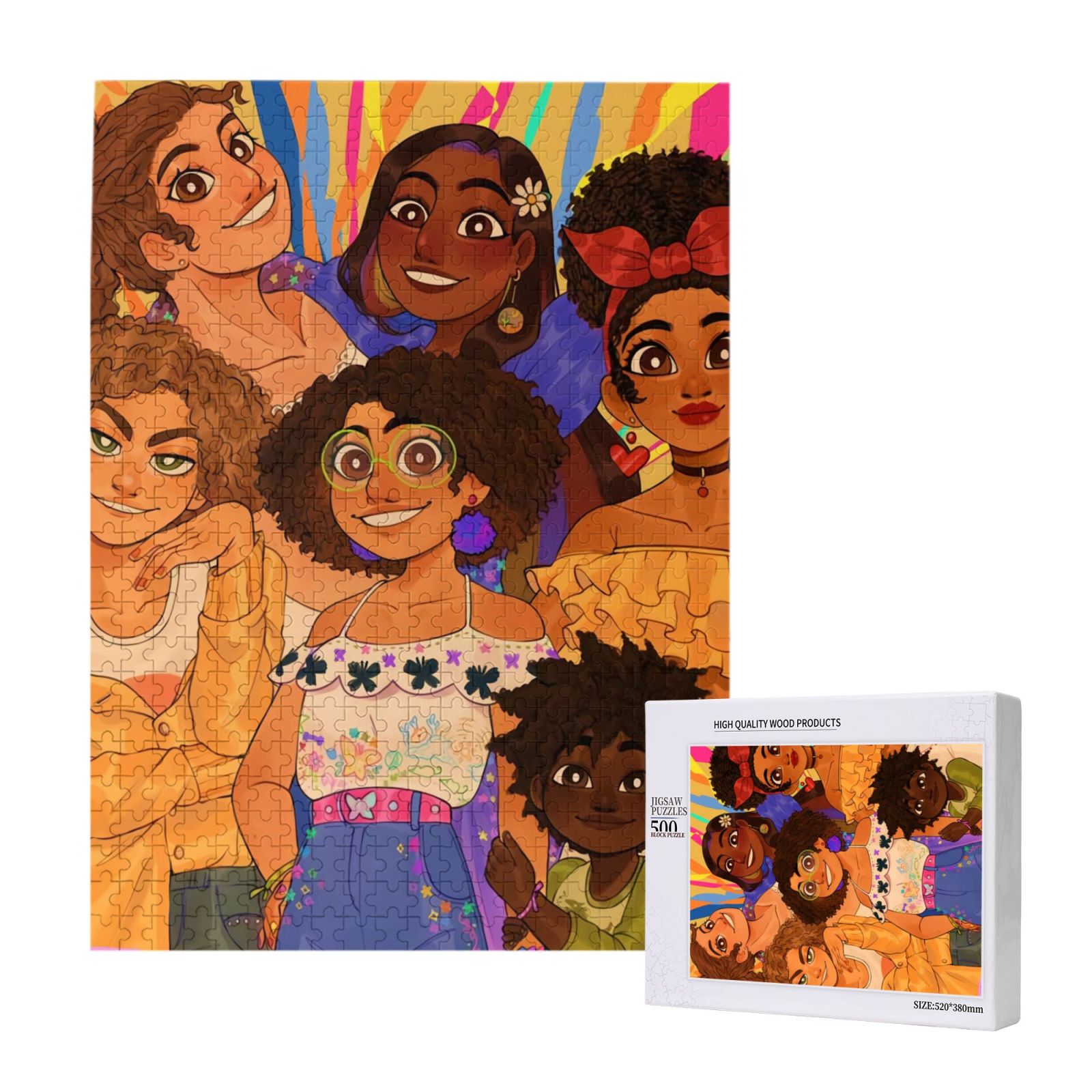 Encanto Anime Puzzles Boys Girls Teens 300/500/1000 Piece Wooden ...
