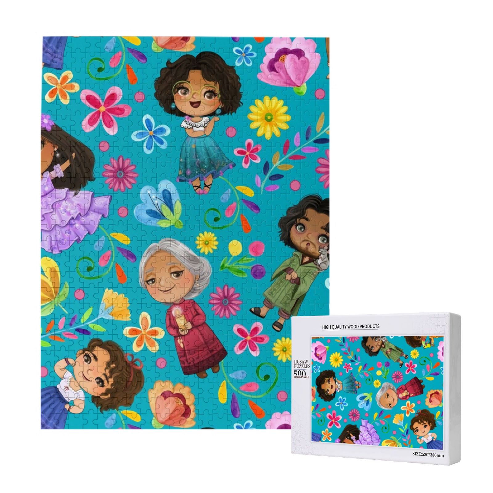 Encanto Anime Puzzles Boys Girls Teens 300/500/1000 Piece Wooden ...