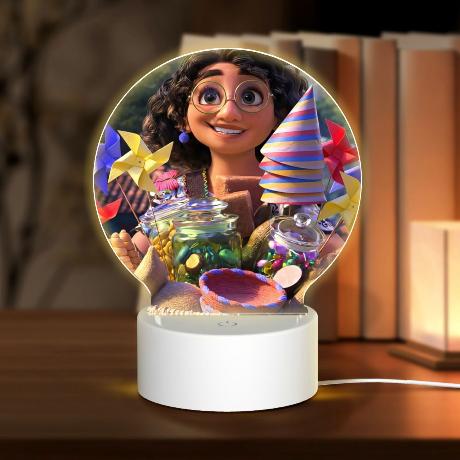 Encanto Anime Round Acrylic Night Light Is Suitable For Rooms ...