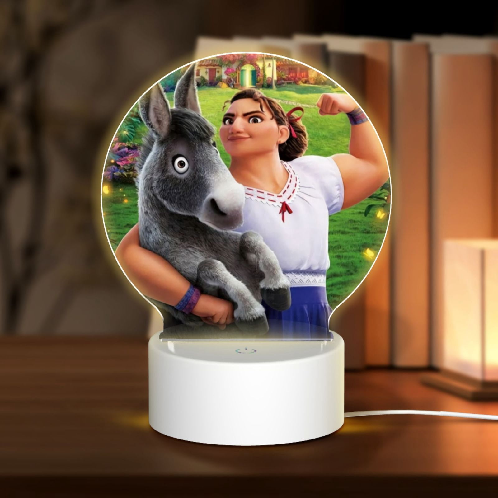 Encanto Anime Round Acrylic Night Light Is Suitable For Rooms ...