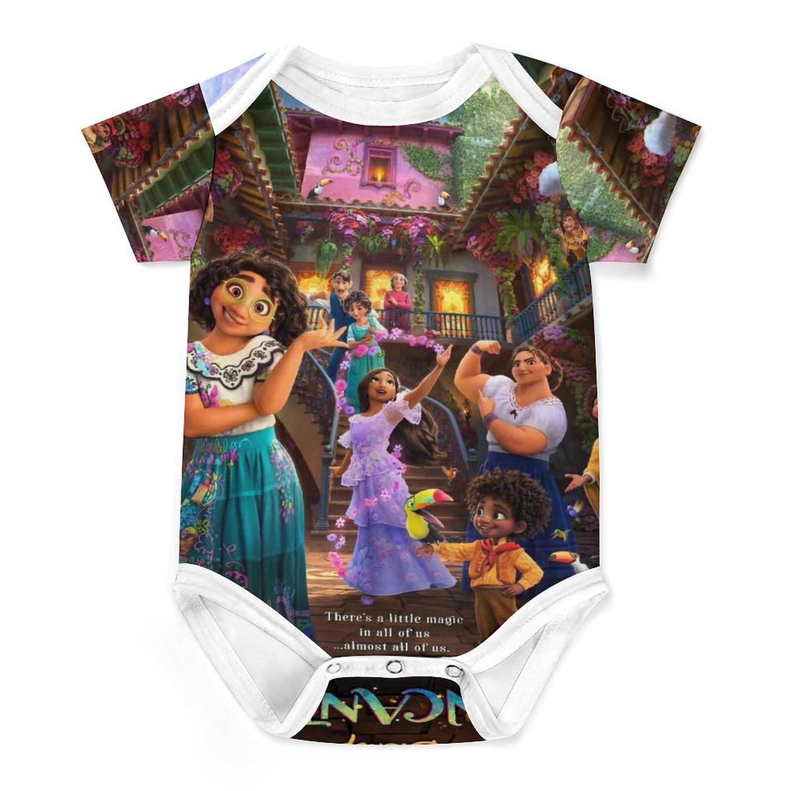 Encanto Baby Boy Girl Short Sleeve Romper Clothing Set Print Cartoon ...