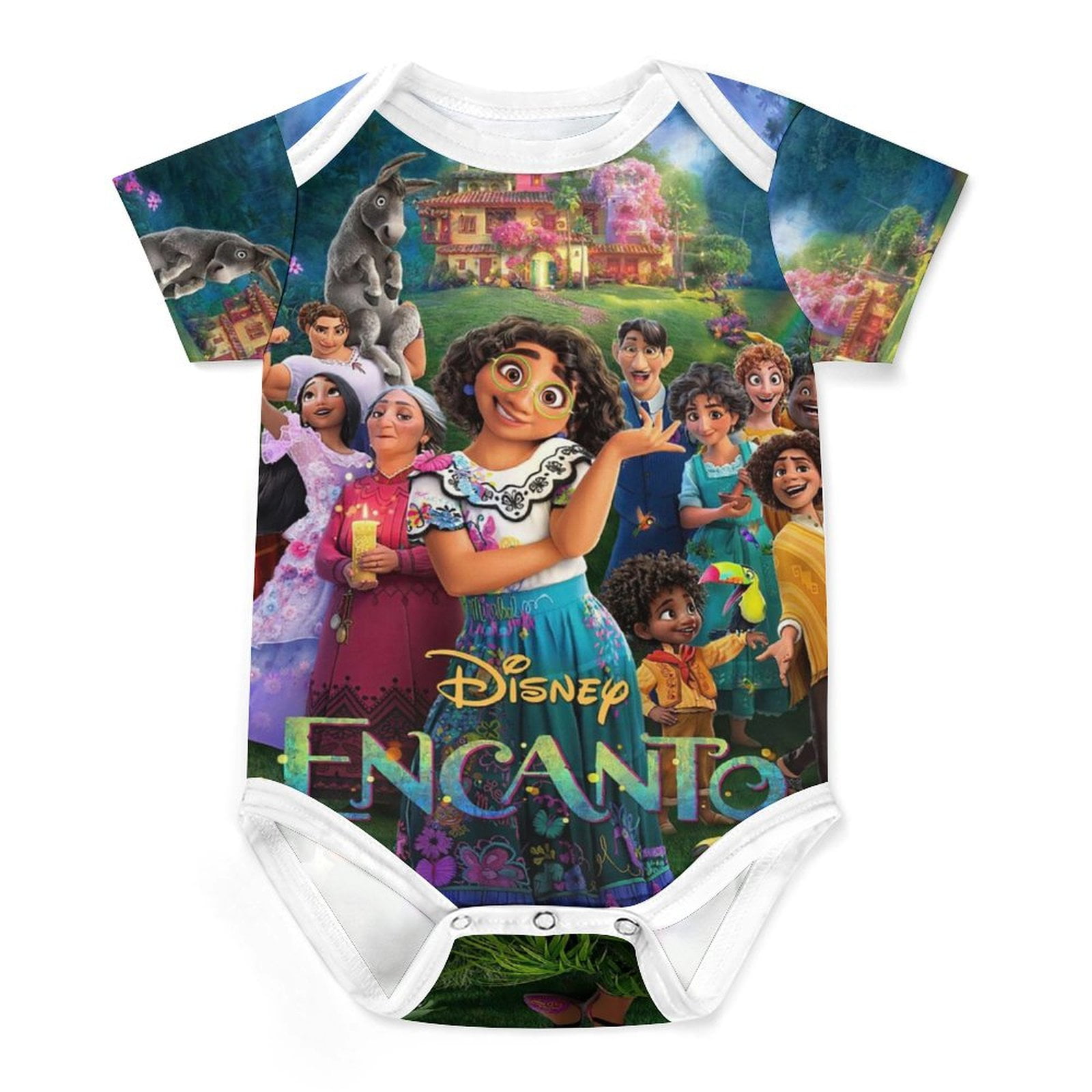 Encanto Baby Boy Girl Short Sleeve Romper Clothing Set Print Cartoon ...