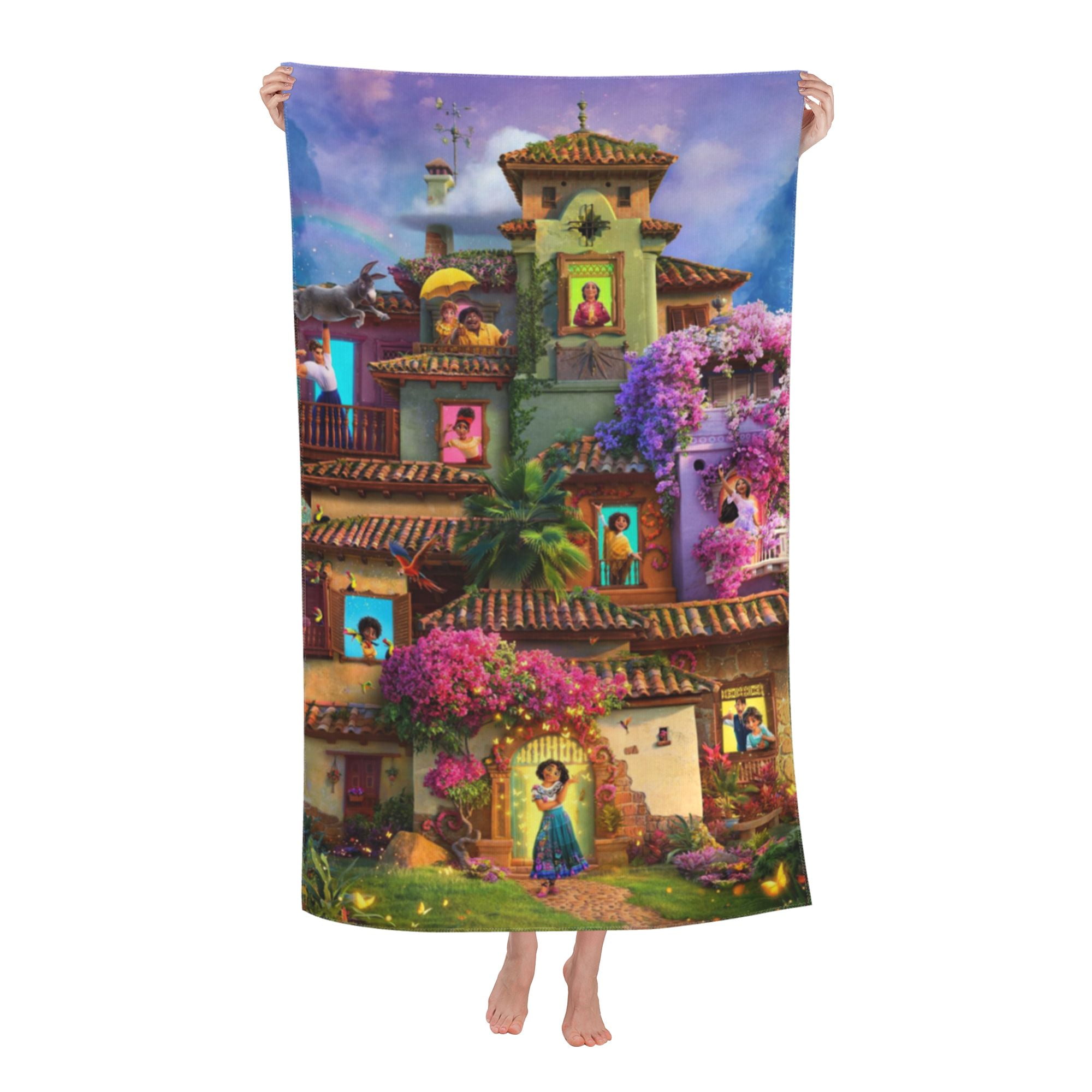 Encanto Beach Towel, Microfiber Oversized Bath Towel, Super Absorbent ...