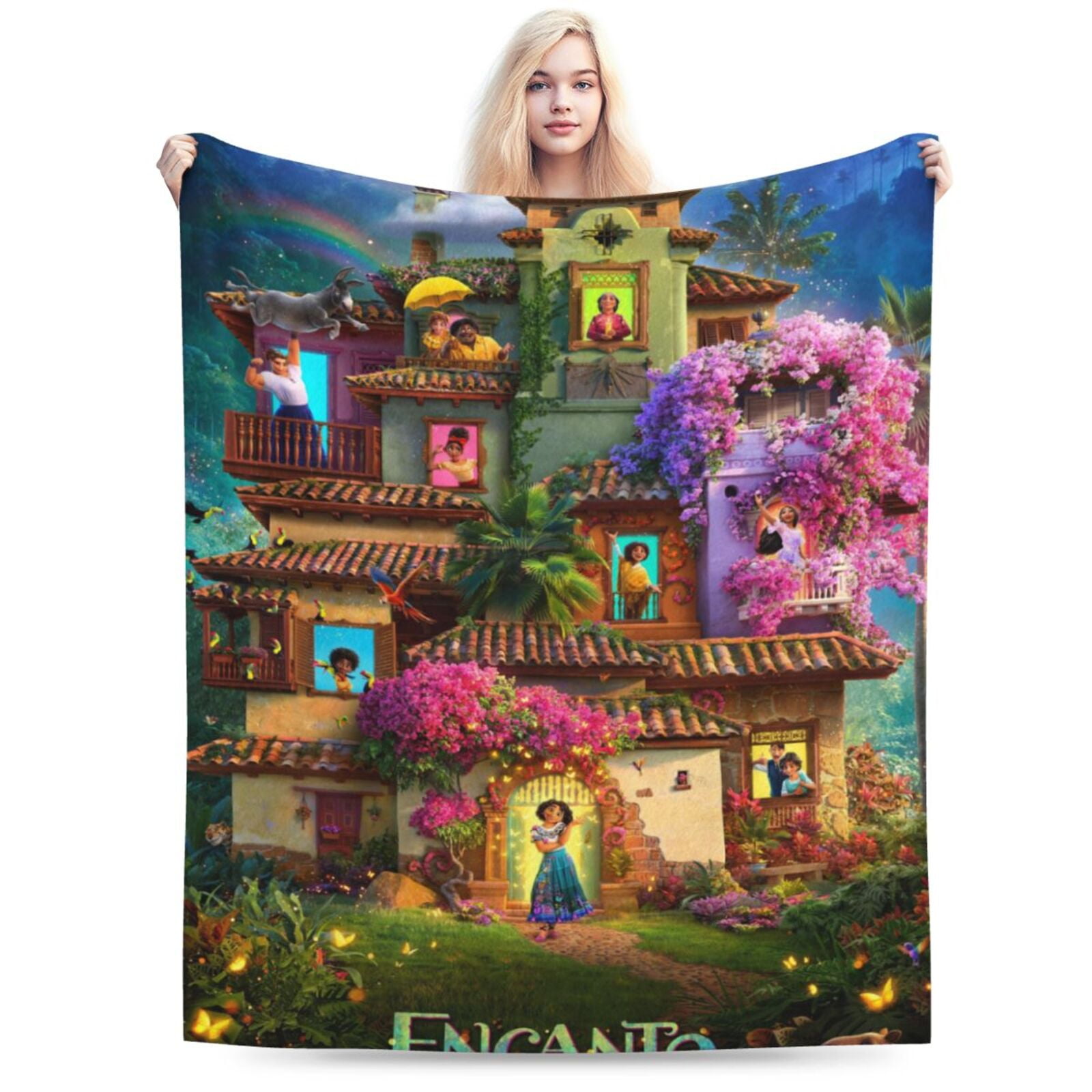 Encanto Blanket, Anime Throw Blanket For Couch Sofa Bed, Soft Cozy ...