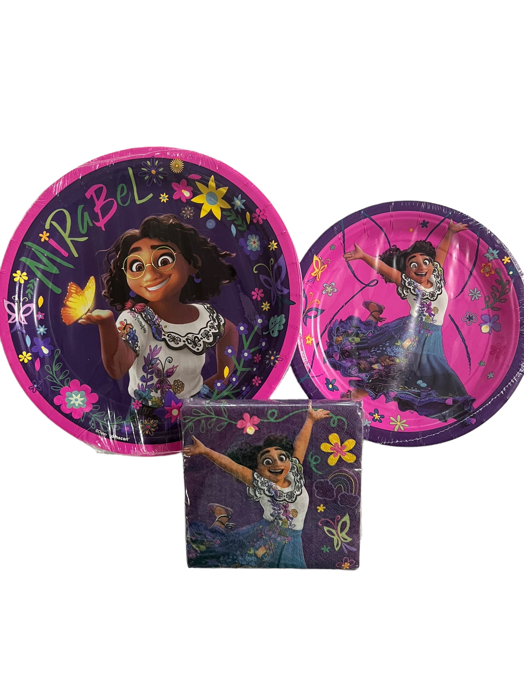 Encanto Bundle with Dinner Plates, Dessert Plates and Napkins for 8 ...