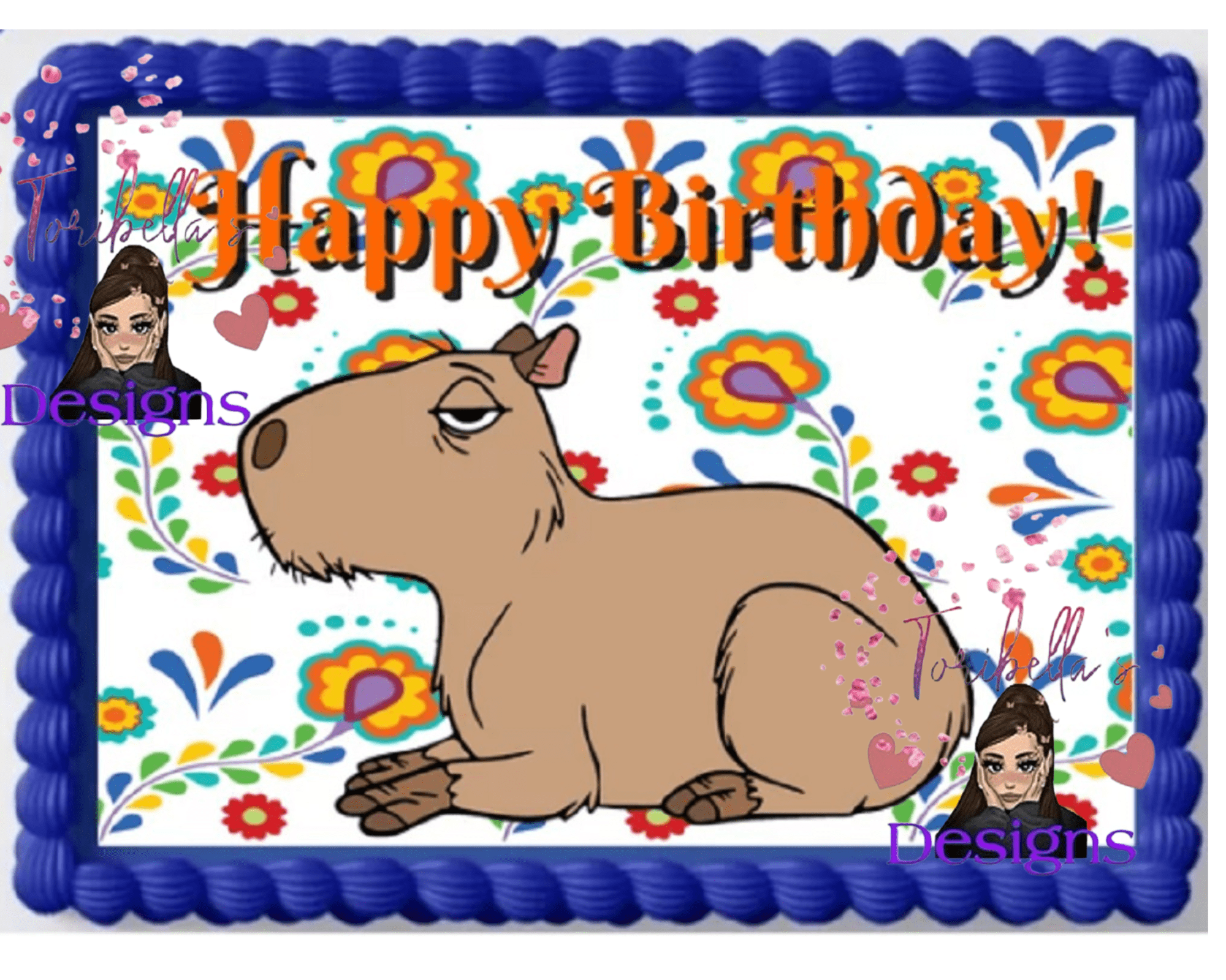 Encanto Capybara Birthday Cake Topper by ToriBellas Designs - Walmart.com