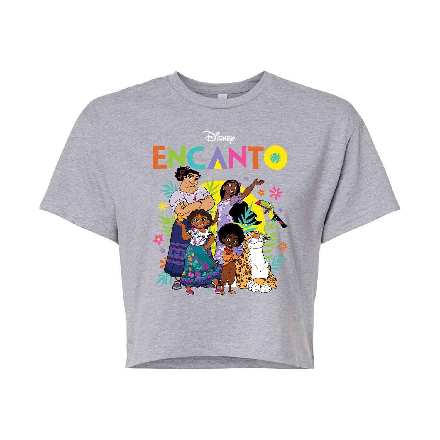 Encanto - Character Group - Juniors Cropped Cotton Blend T-Shirt ...