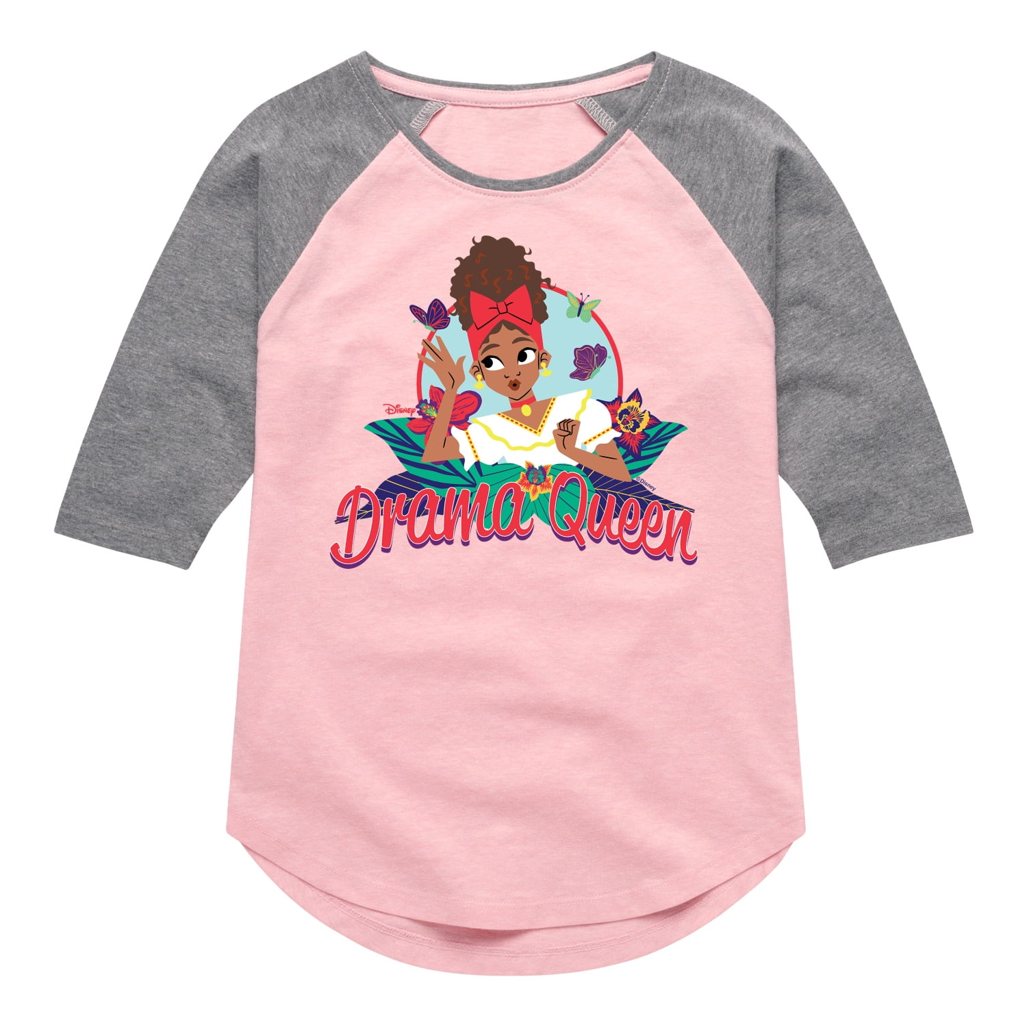 Encanto - Drama Queen - Toddler & Youth Girls Raglan Graphic T-Shirt ...