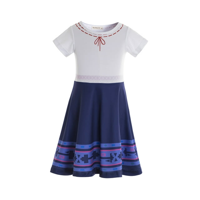 Encanto Dress Costume for Girls Mirabel Dress Up for Kids Toddler Luisa ...
