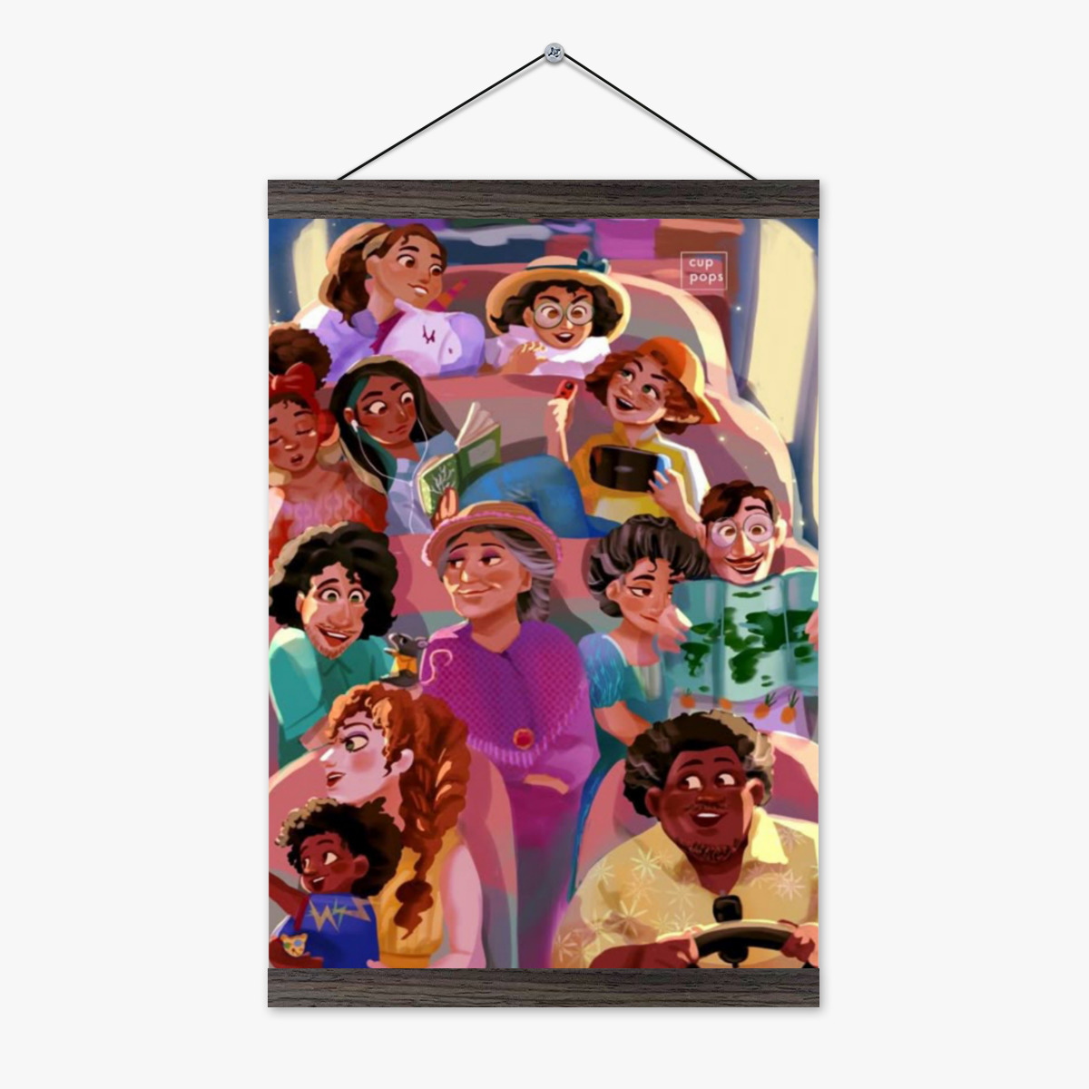 Encanto Funny Poster Wall Hanging Scroll Wooden Frame Poster Canvas ...