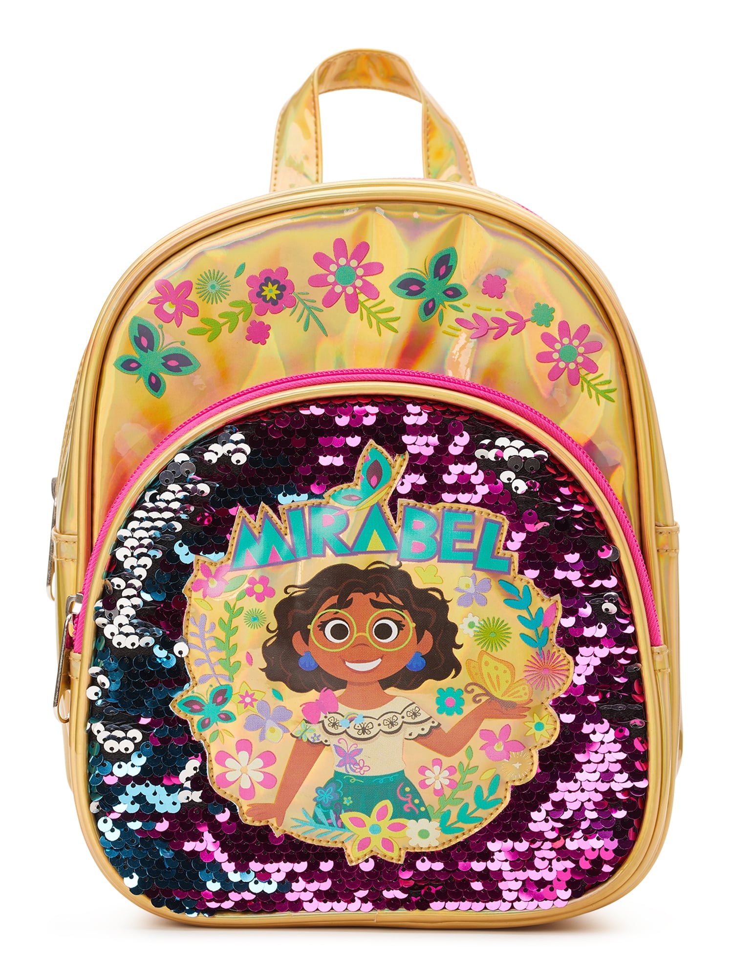 Encanto Girls Mirabel Sequin Mini Backpack - Walmart.com