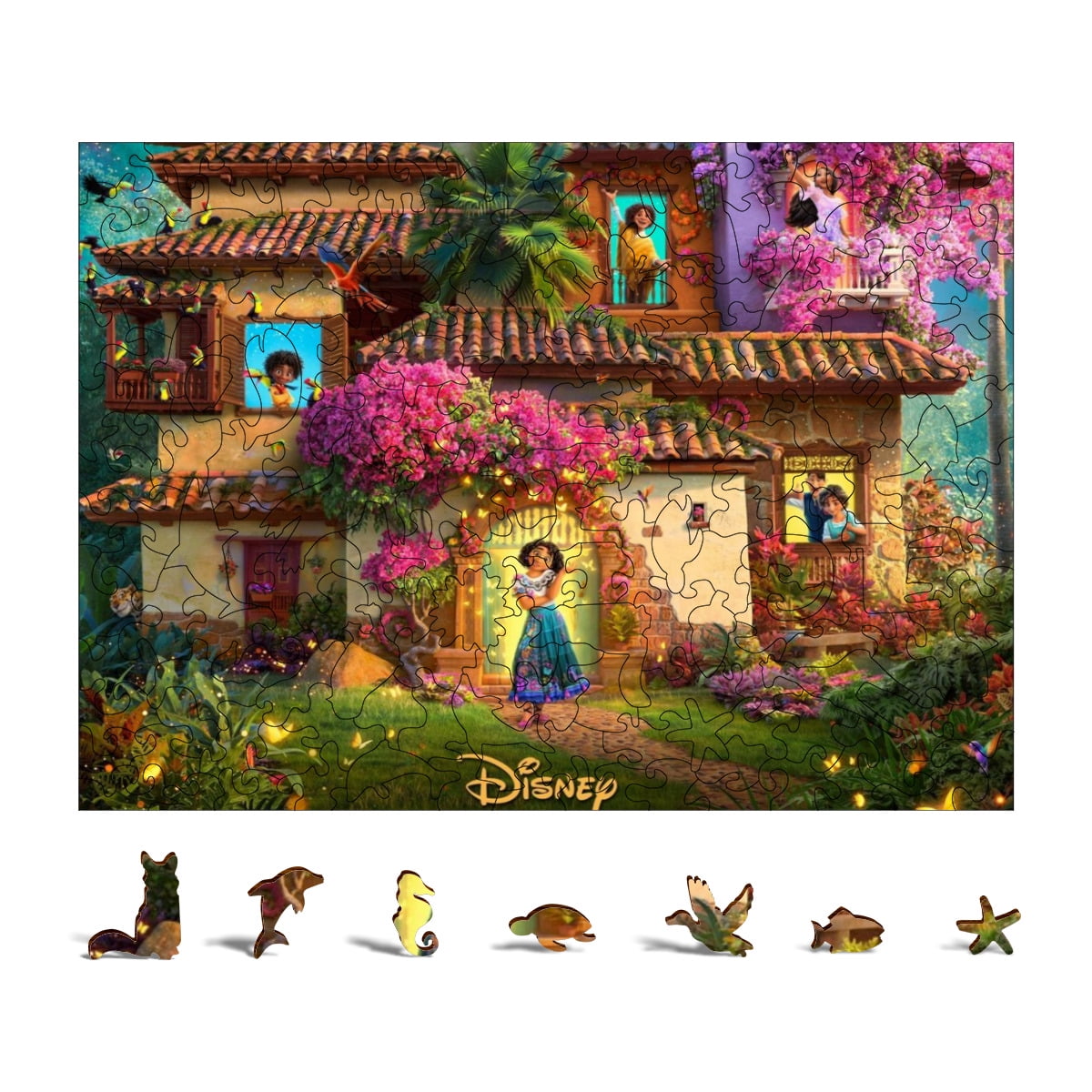 Encanto Jigsaw Puzzles for Teens and Adults, for Boys and Girls,11”x8 ...