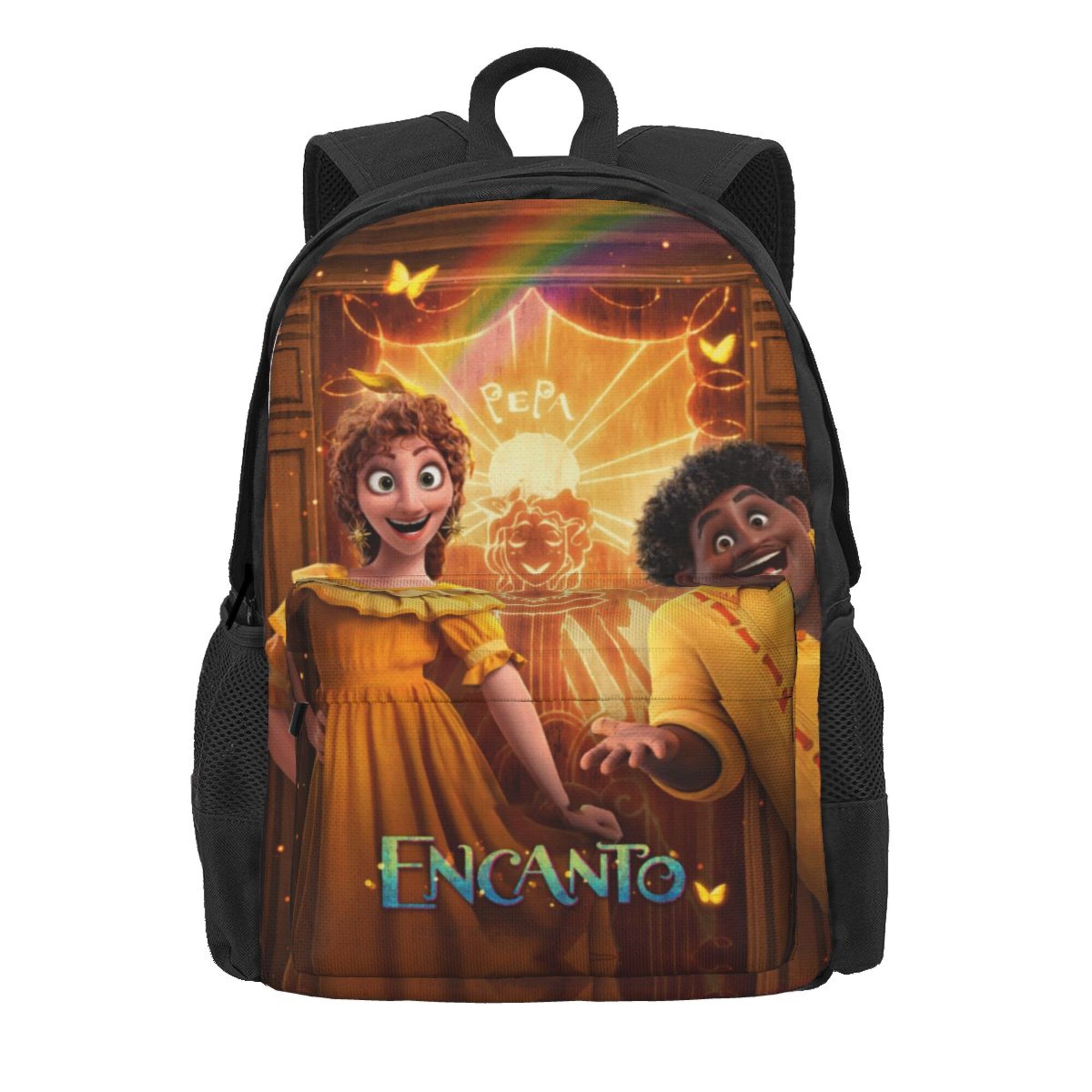Encanto Laptop Backpack Anime Daypack Backpack For School College Extra Large Travel Backpack