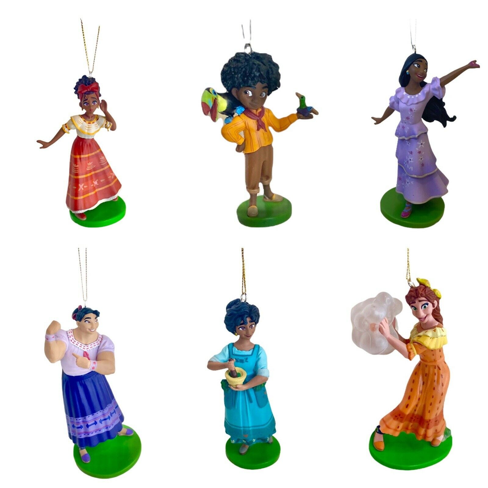 Encanto Madrigal 6 Ornament Set Luisa Pepa Dolores Antonio Isabella ...