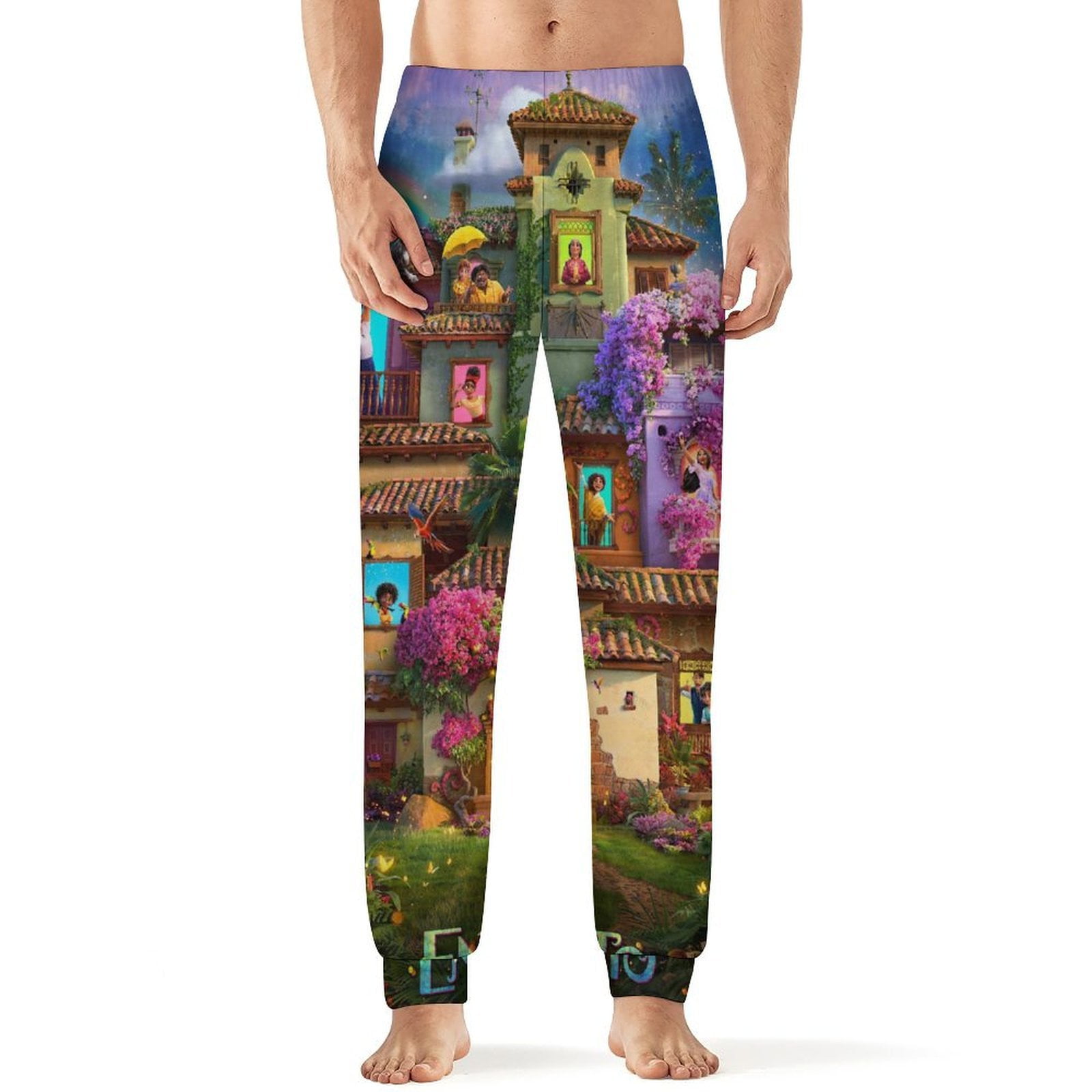 Encanto Men's Lightweight Pajama Pants Soft Lounge Sleep Joggers ...