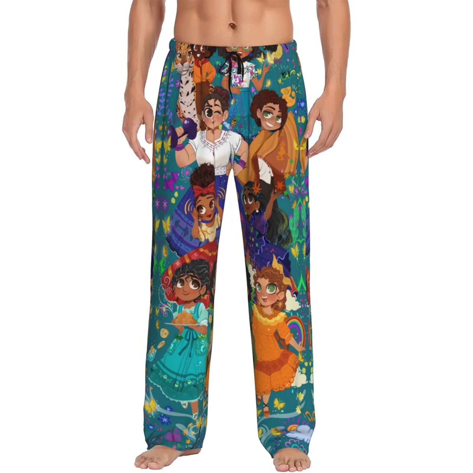 Encanto Pajama Pants for Men, Super Soft All over Print Lounge Pants ...