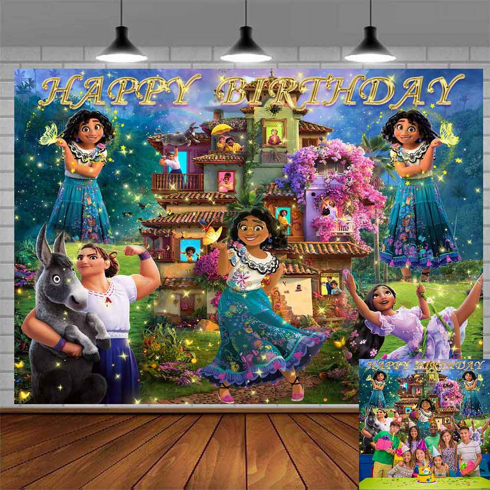 Encanto Party Supplies Background Backdrop Taspestry Banner Post Decor ...