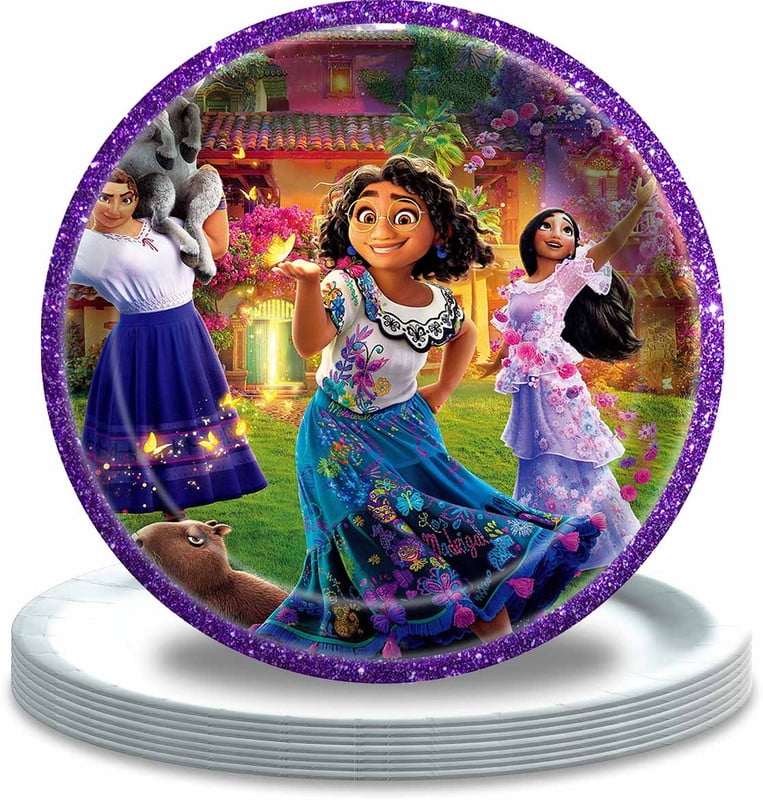 Encanto Plates Birthday Party Supplies Decorations Tableware Disposable ...