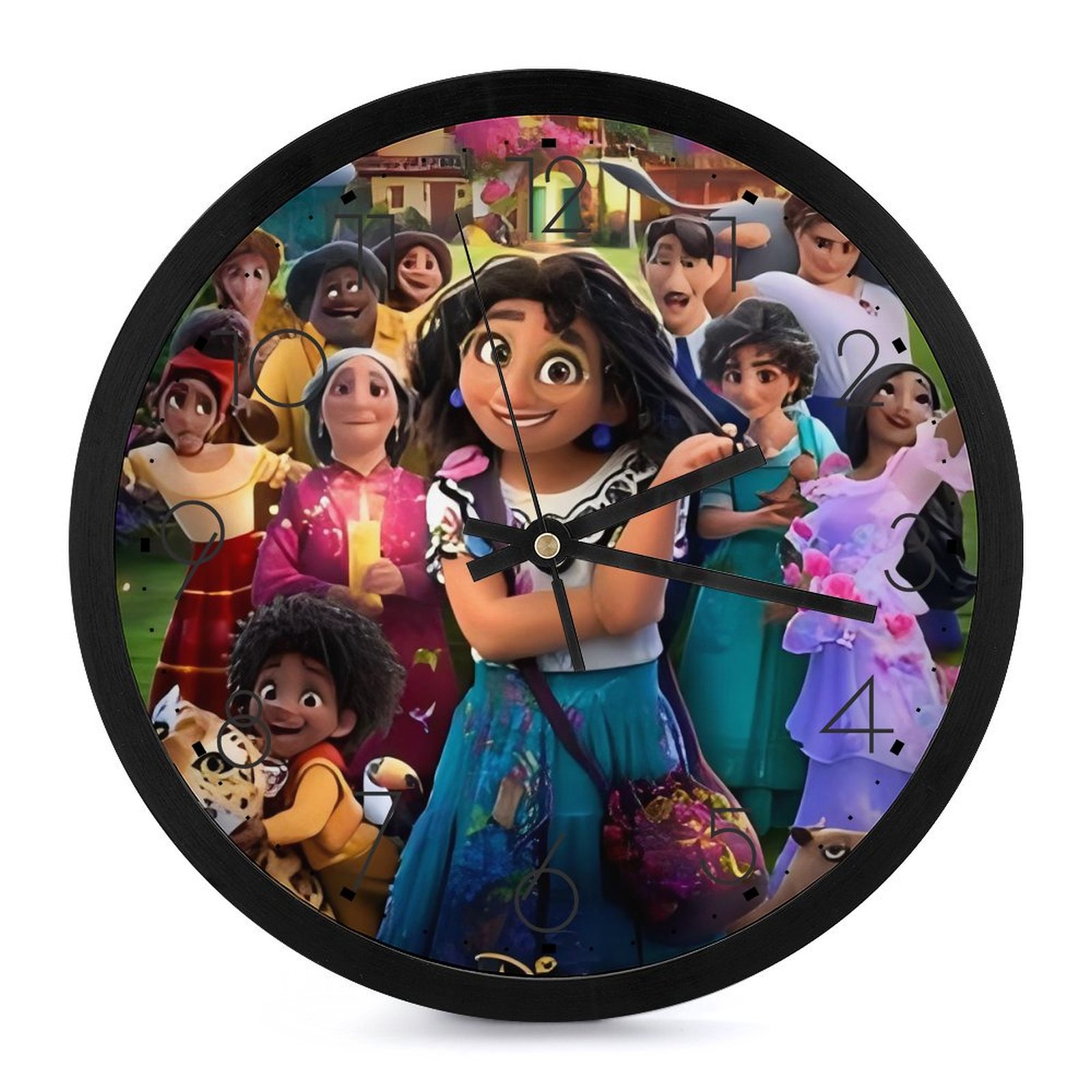 Encanto Round wall clocks battery operated decorative - Walmart.com