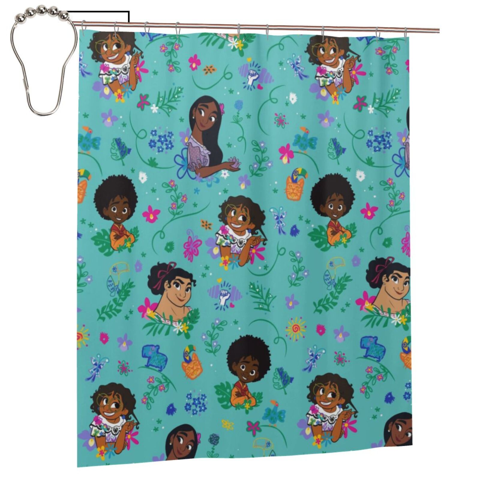 Encanto Shower Curtain, Waterproof Washable Decorative Shower Curtain ...