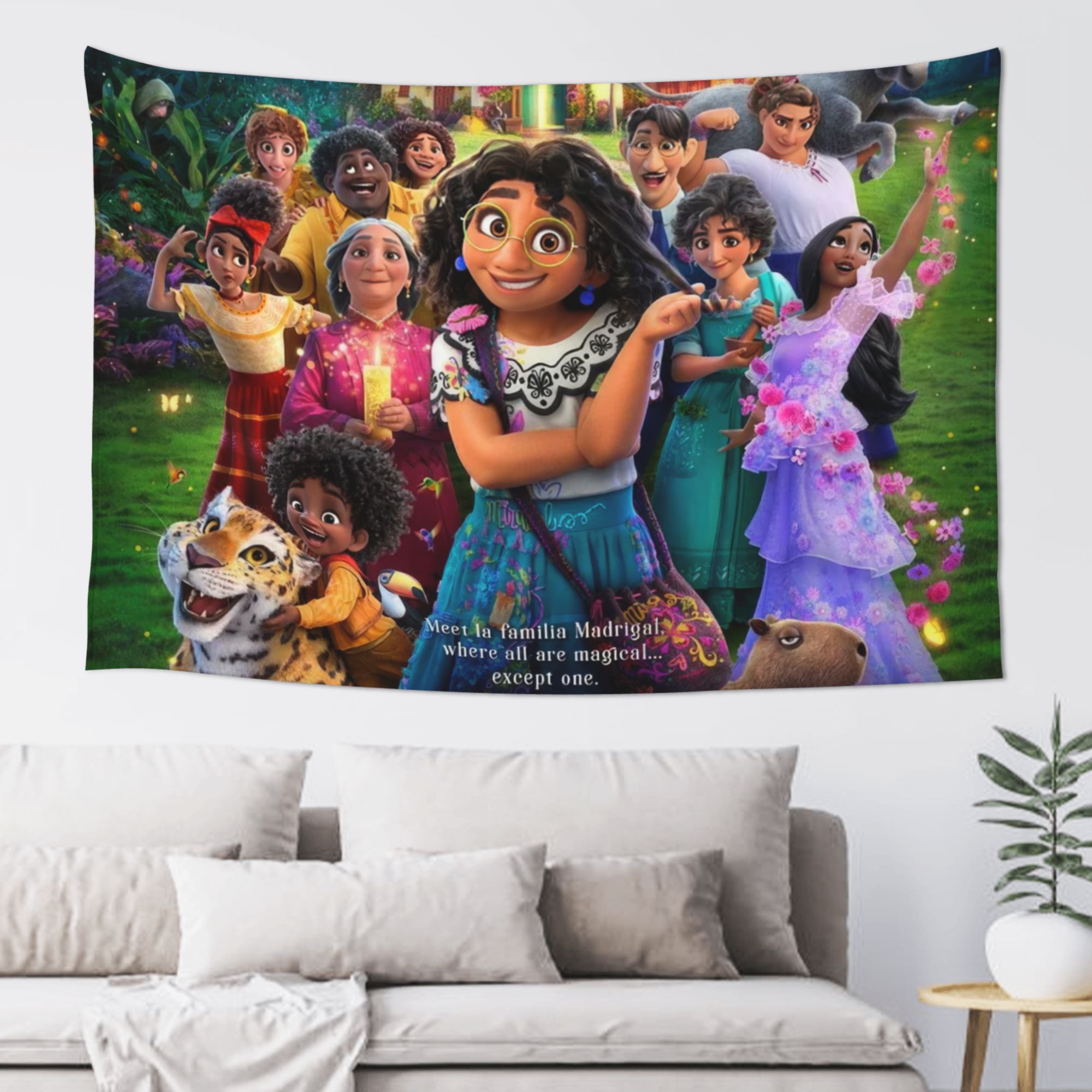 Encanto Tapestry, Anime Wall Poster Art, Wall Tapestry For Bedroom ...