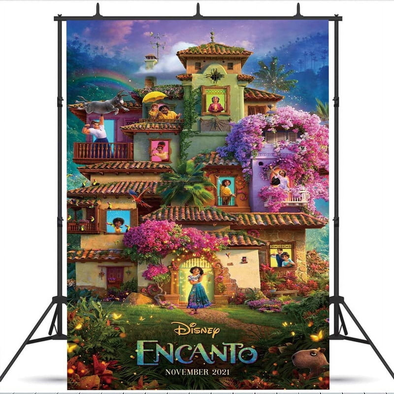 Encanto Taspestry Wall Decor Birthday Banner Backdrop Background Party ...