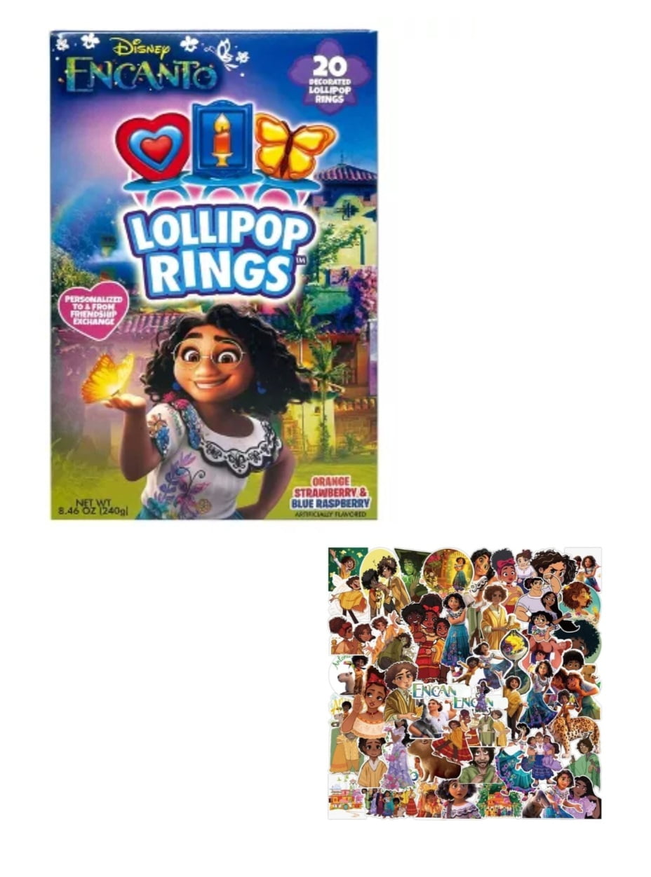 Encanto Valentine's Gummy Rings Friendship classroom Exchange 22 count ...