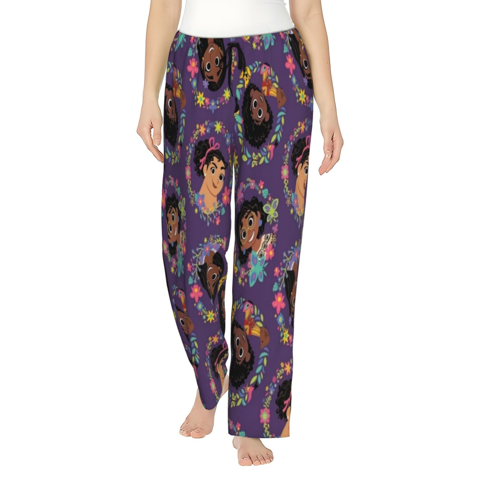 Encanto Women's Pajama Pants, Comfy All Over Print Lounge Pants Casual ...