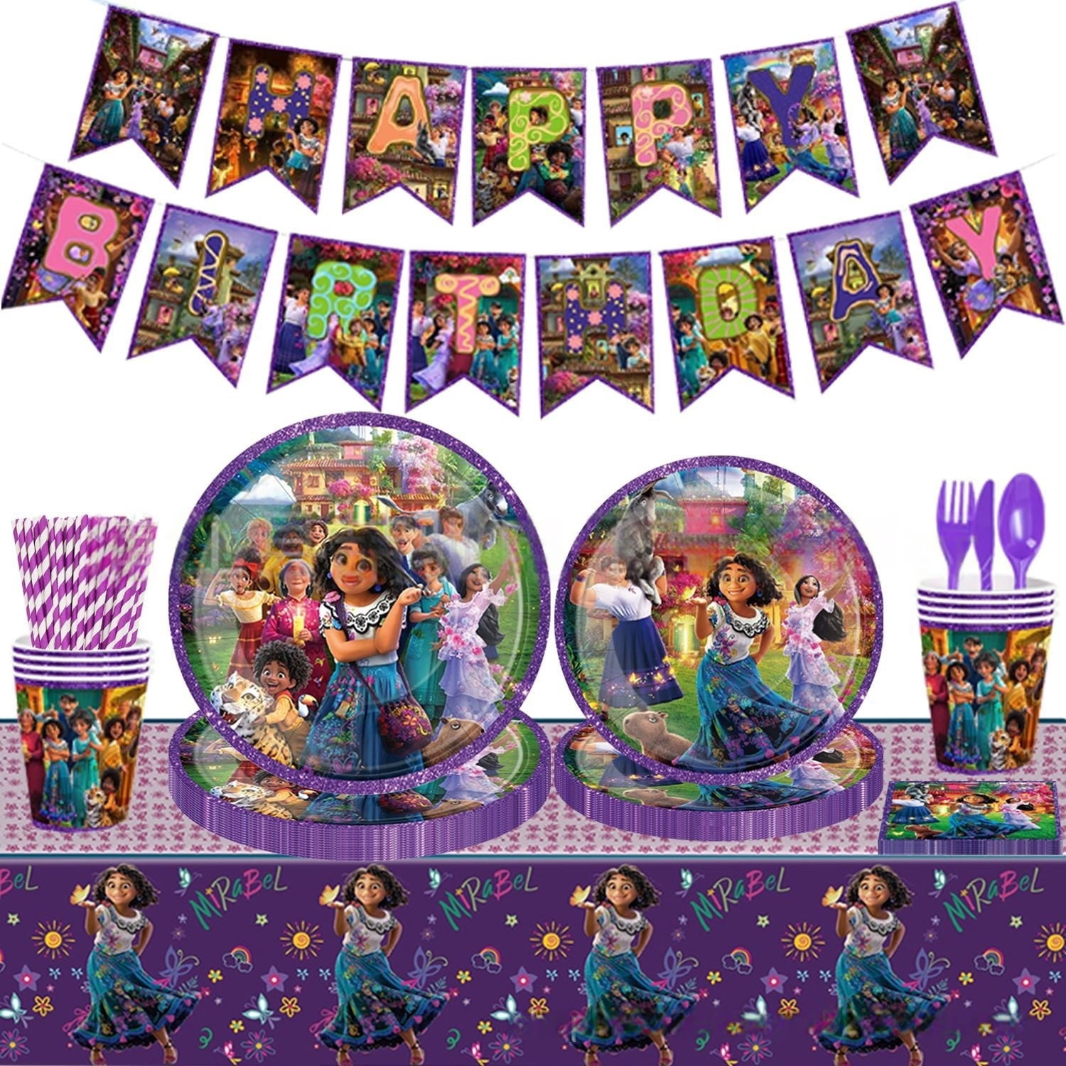 Encanto birthday party decoration supplies,Encanto Princess party ...