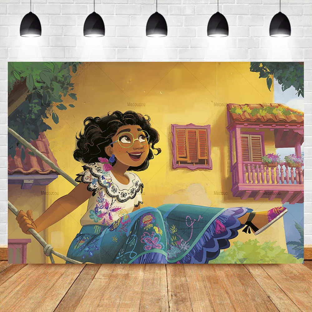 Encanto party Backdrop Girls Birthday Photography Backdrop Magic Whole ...